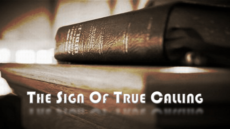 The Sign Of True Calling – THE NERDY THEOLOGIAN